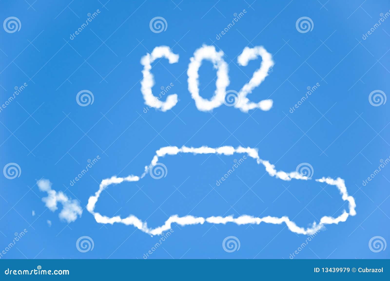 CO2 car emissions stock illustration. Illustration of reuse - 13439979