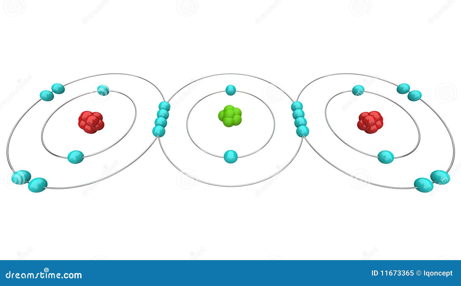 Co2 Van De Kooldioxide - AtoomDiagram Stock Illustratie - Illustration ...