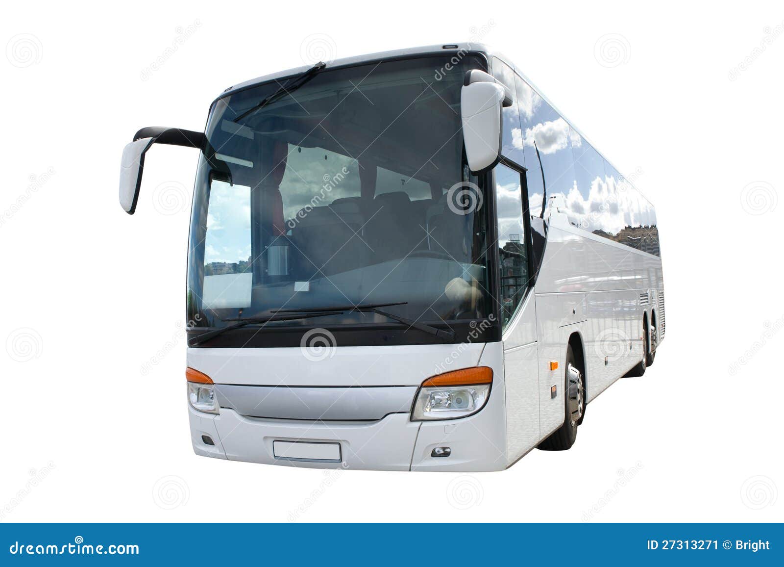 Coach stock image. Image of windshield, luxury, white - 27313271