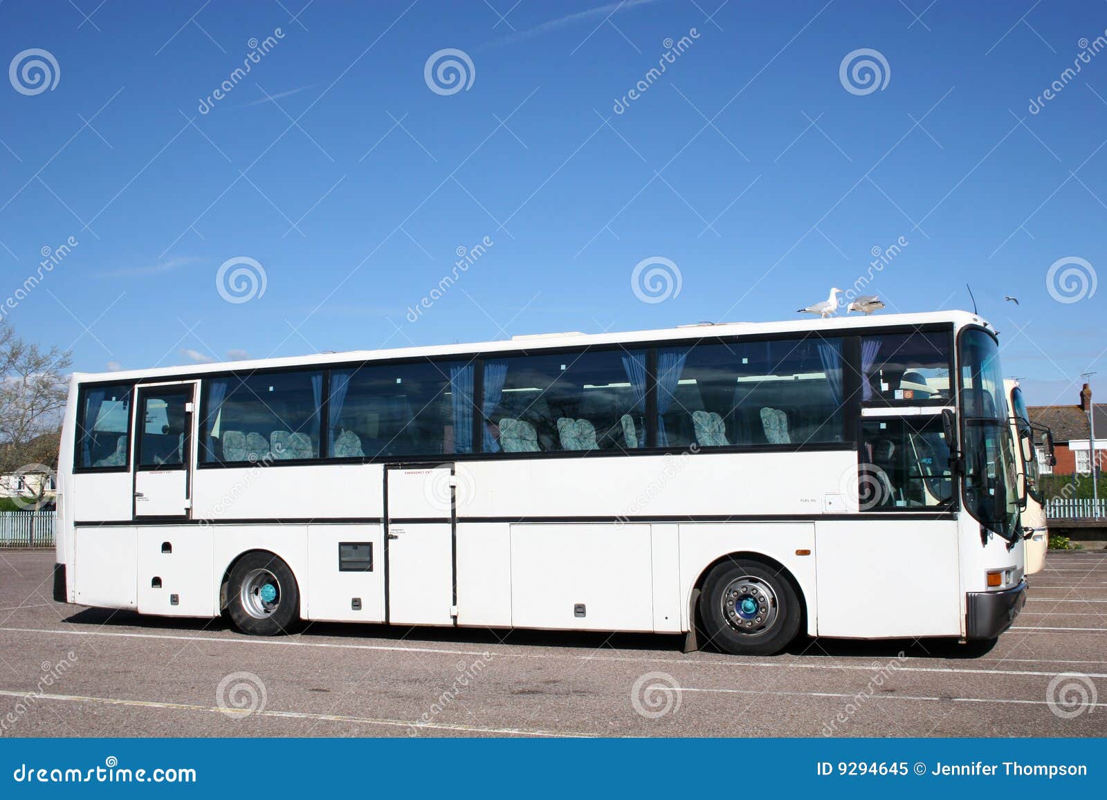 Coach stock image. Image of commercial, road, vacation - 9294645