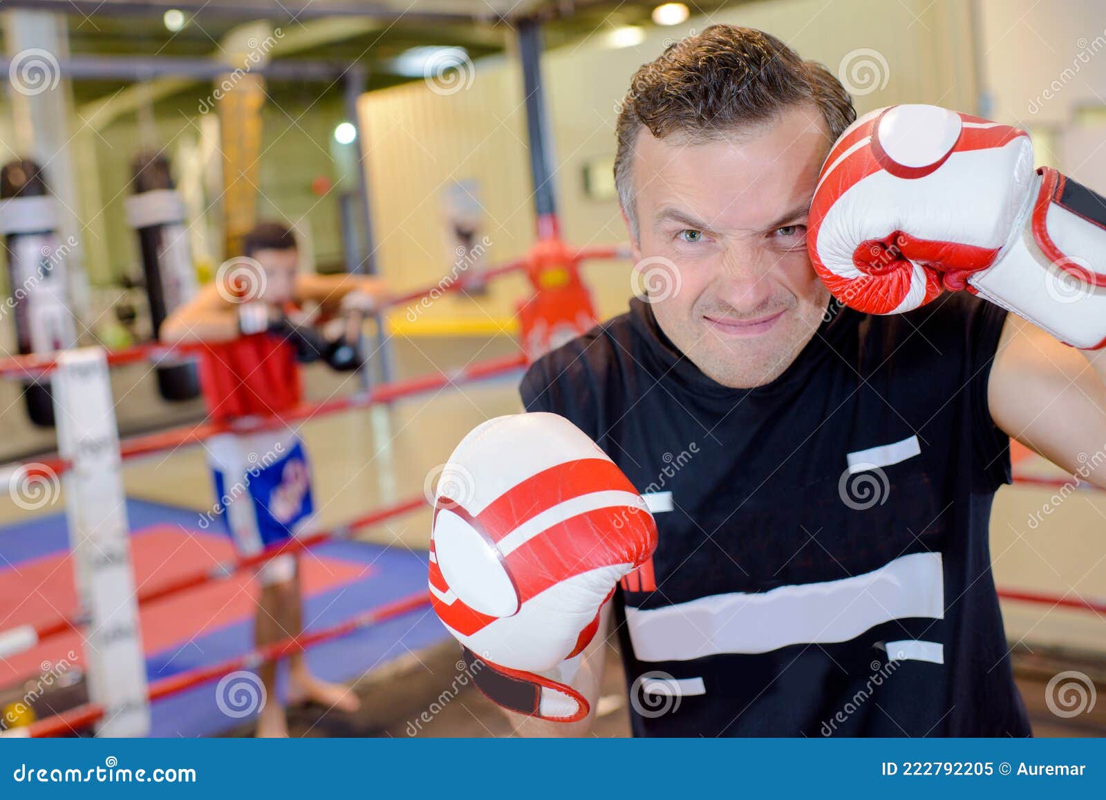 Coach during Boxing Training Stock Image - Image of fight, professional ...