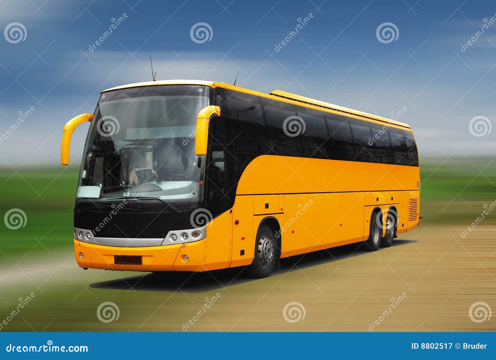Coach bus stock image. Image of modern, automobile, background - 8802517