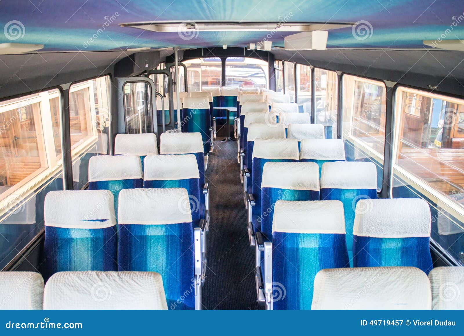 Coach bus interior stock image. Image of interior, trip - 49719457