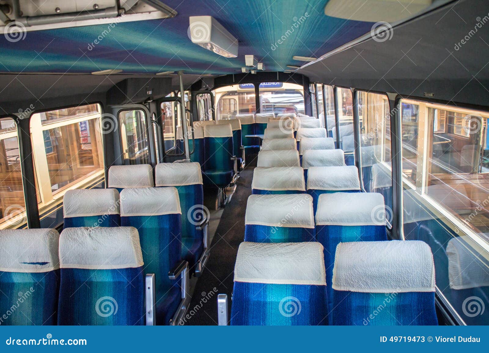 Coach bus interior stock image. Image of comfortable - 49719473