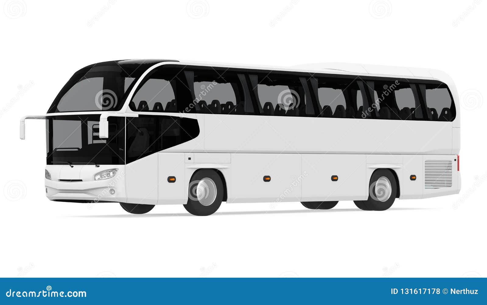 Coach Bus Isolated stock illustration. Illustration of modern - 131617178