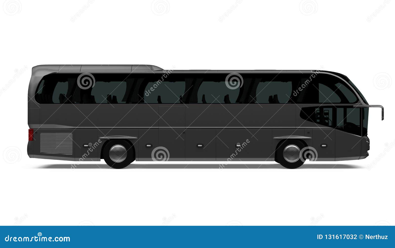 Coach Bus Isolated stock illustration. Illustration of road - 131617032