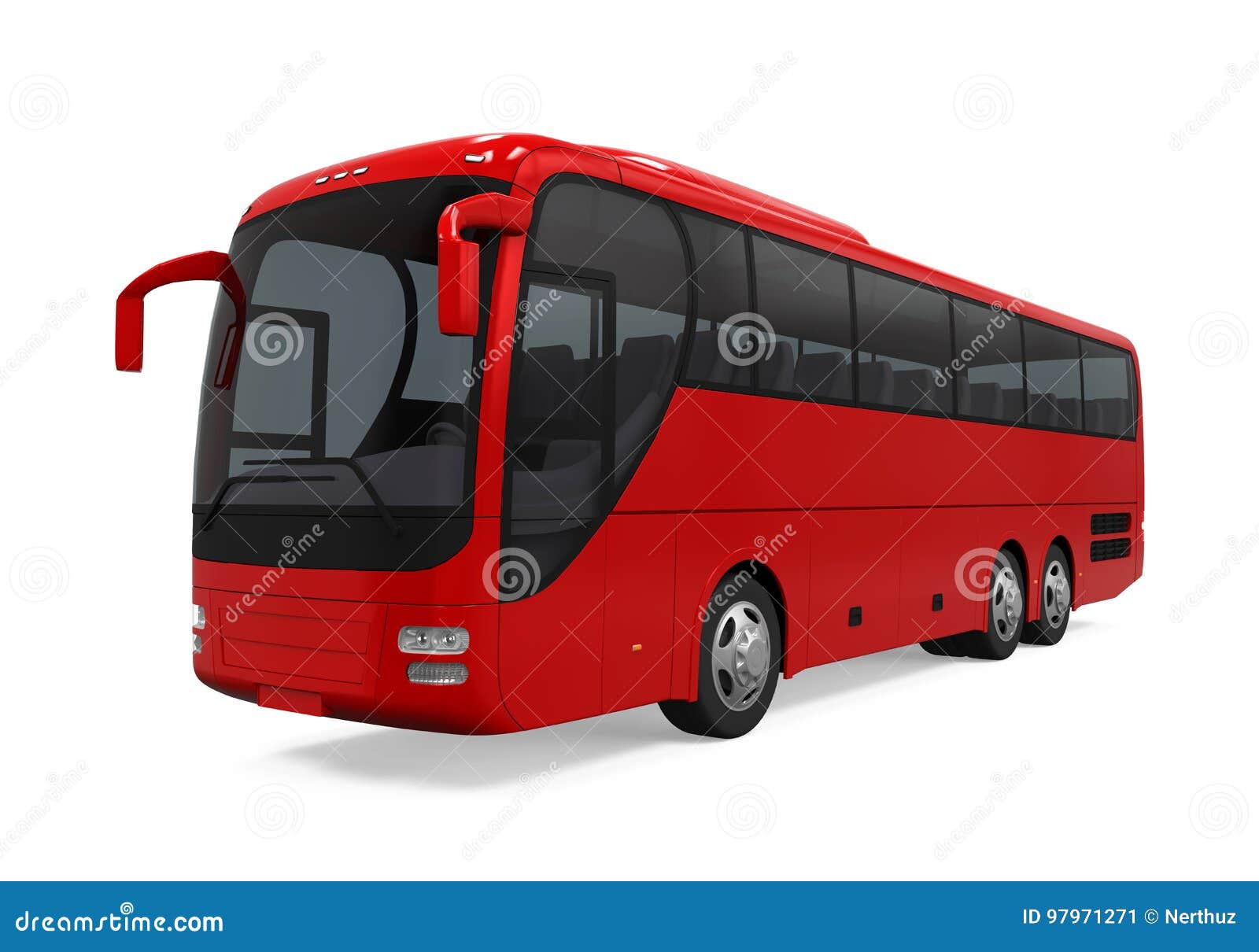 Coach Bus Isolated stock illustration. Illustration of city - 97971271