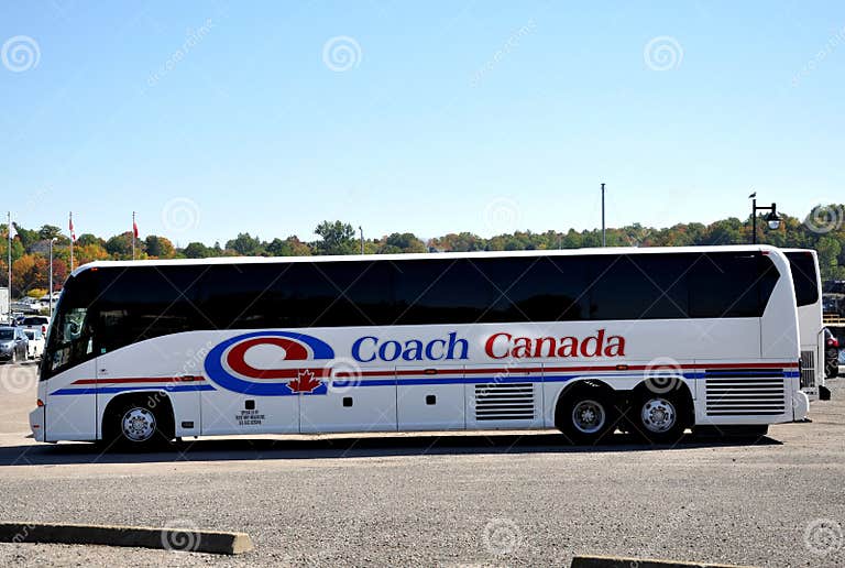 Coach Canada bus editorial photography. Image of modern - 58014977
