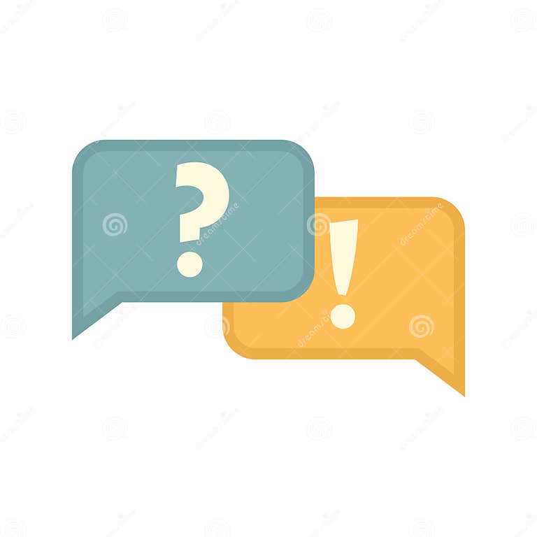 Coach Chat Icon Flat Isolated Vector Stock Vector - Illustration of ...