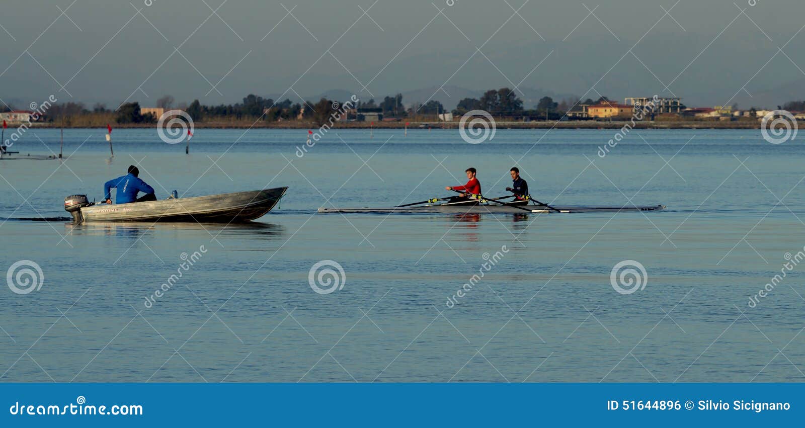 Coach,coaching,rowing,lake,boat Editorial Photo - Image of business ...