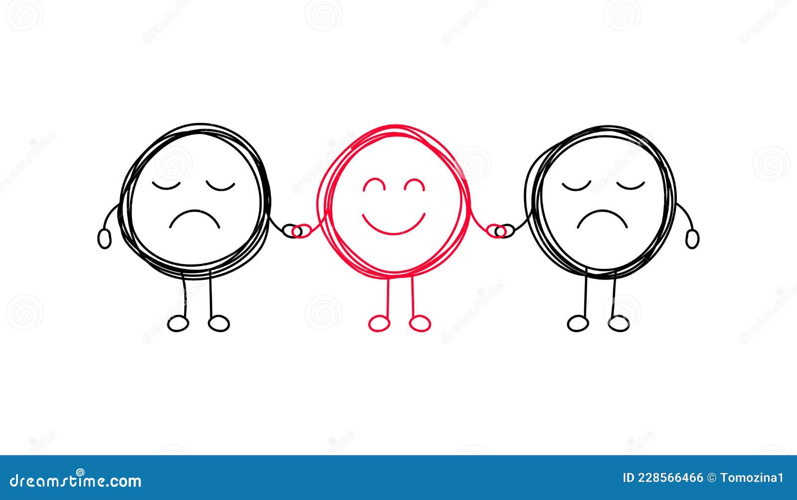 Coach Logo. Psychotherapy Icon. Happy And Unhappy Characters Cartoon ...