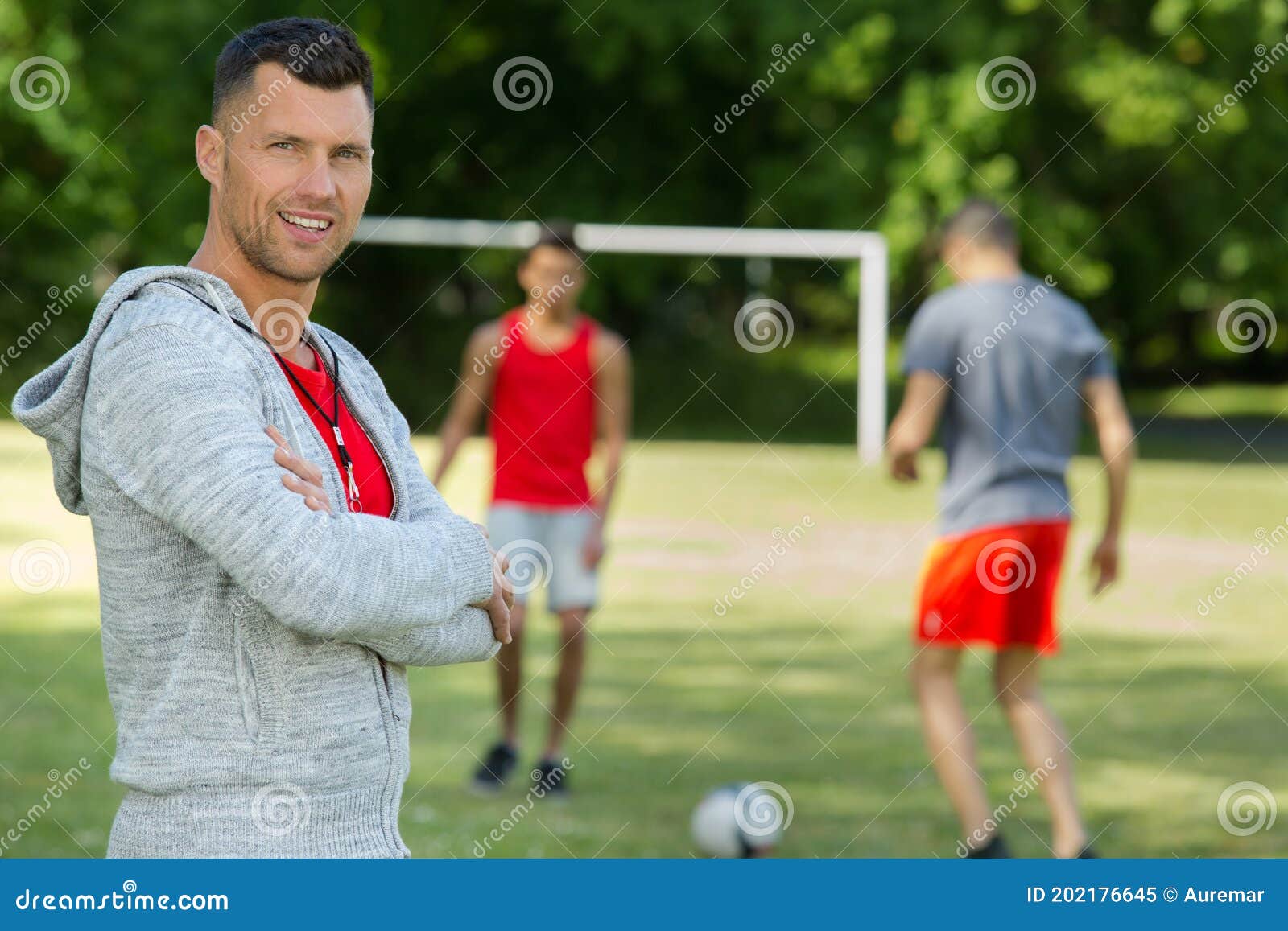 Coach looking at camera stock image. Image of copy, coach - 202176645