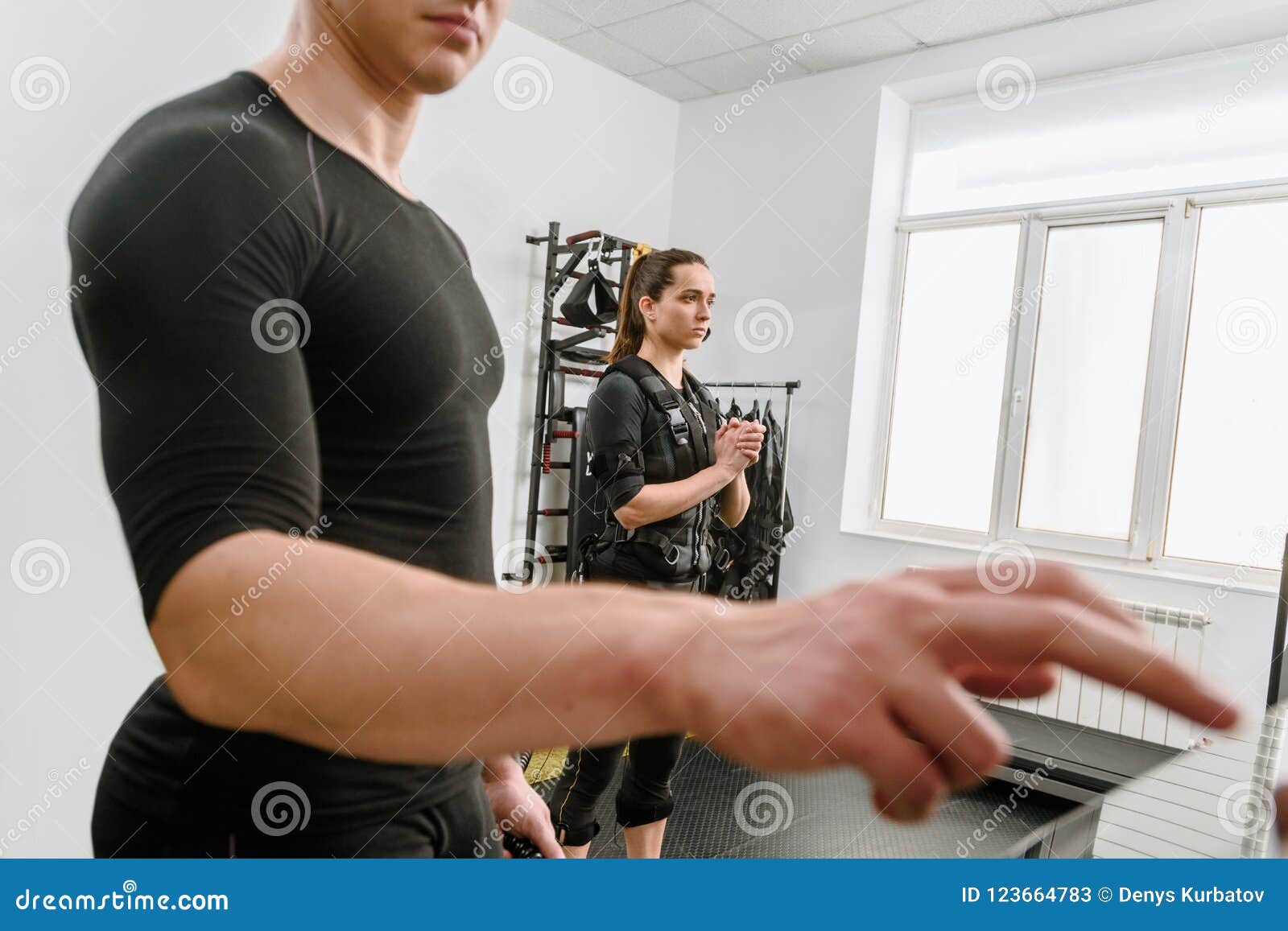 Waiting for EMS training stock image. Image of center - 123664783
