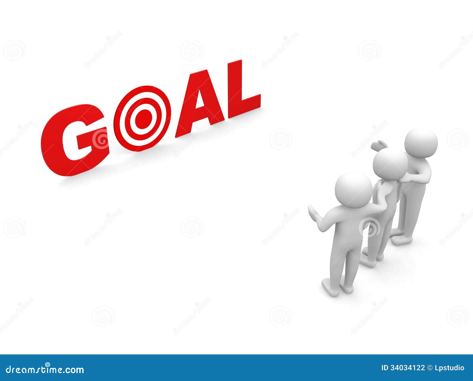 Coach Showing the Right Way To Follow Stock Illustration - Illustration ...