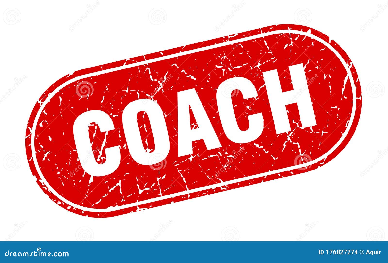 Coach Sign. Coach Grunge Stamp Stock Vector - Illustration of seal ...