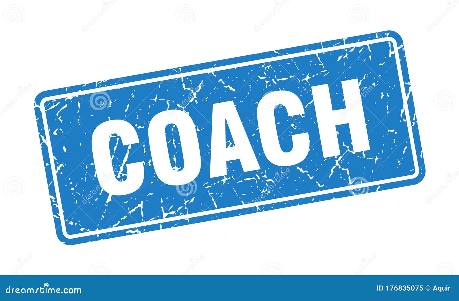 Coach Sign. Coach Grunge Stamp Stock Vector - Illustration of isolated ...