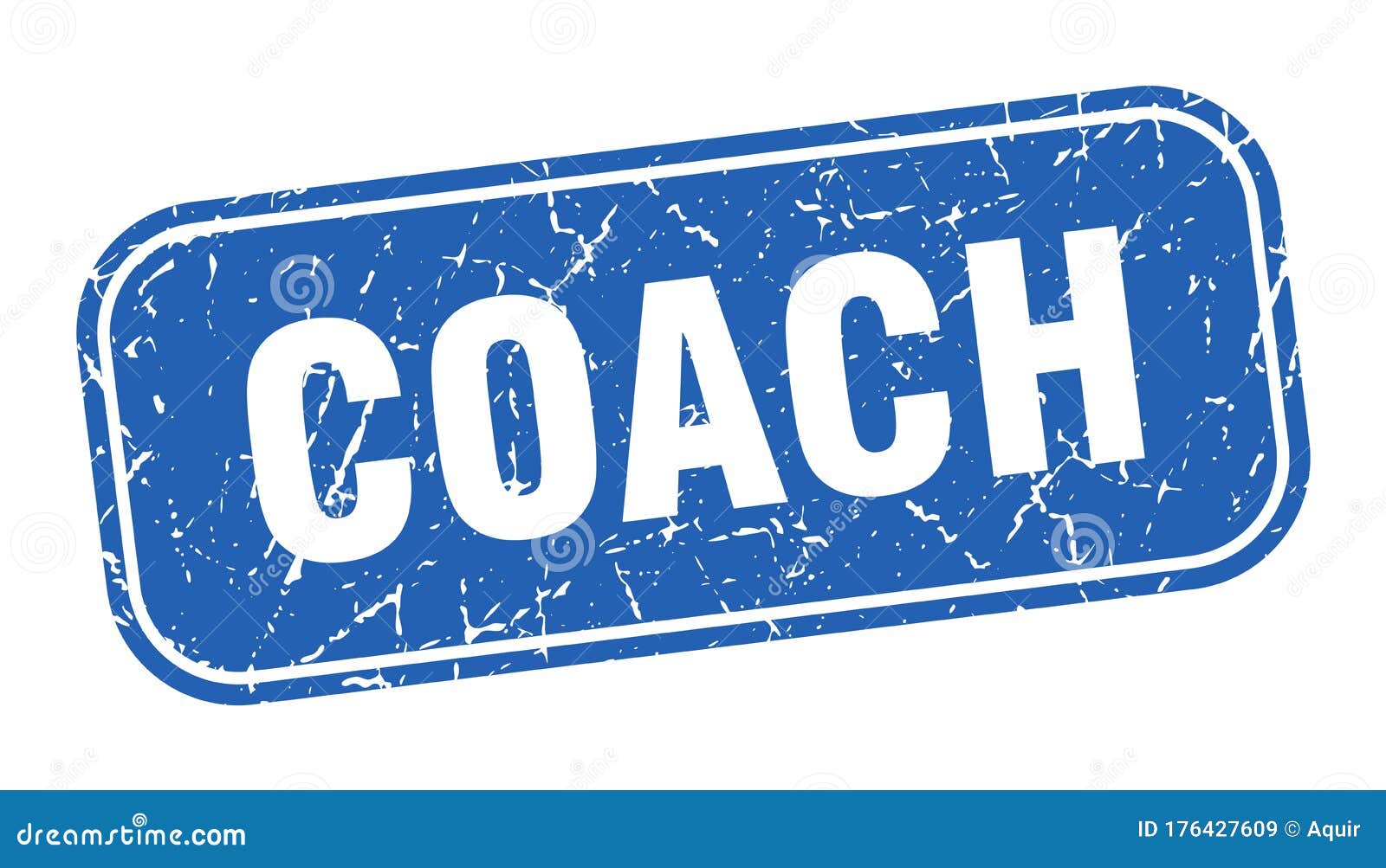 Coach Stamp. Coach Square Grungy Isolated Sign Stock Vector ...