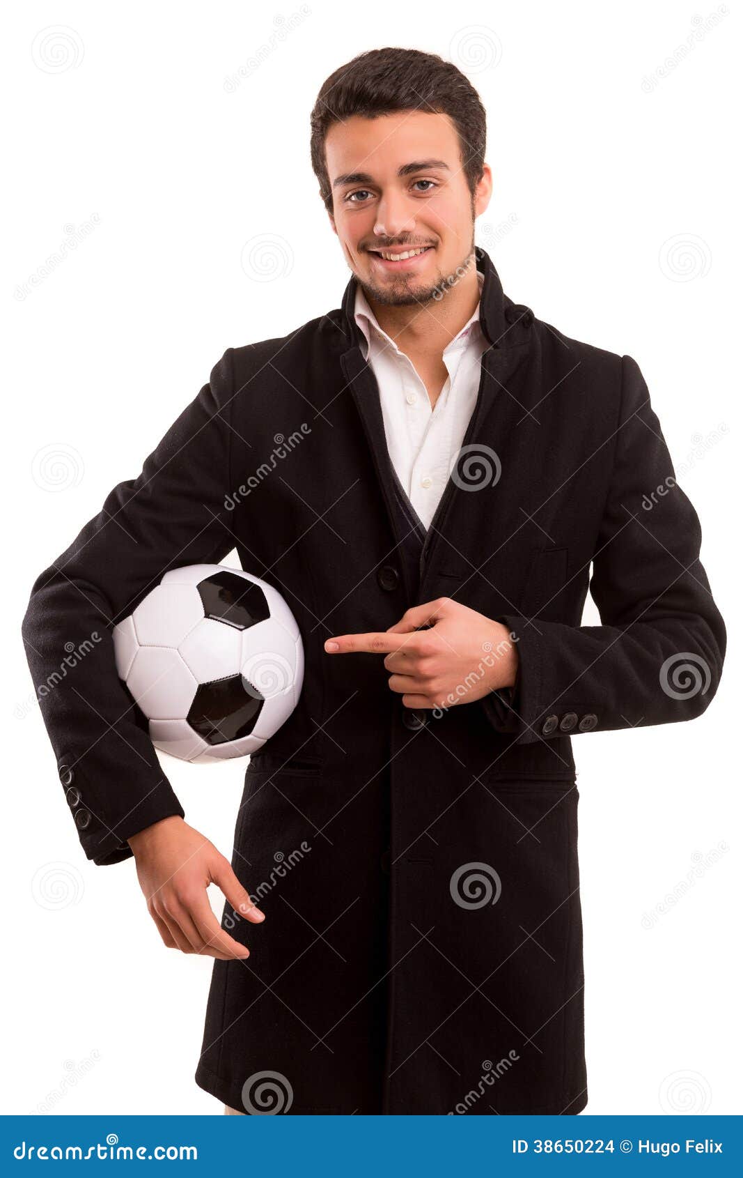 Coach stock photo. Image of businessman, goal, ball, football - 38650224