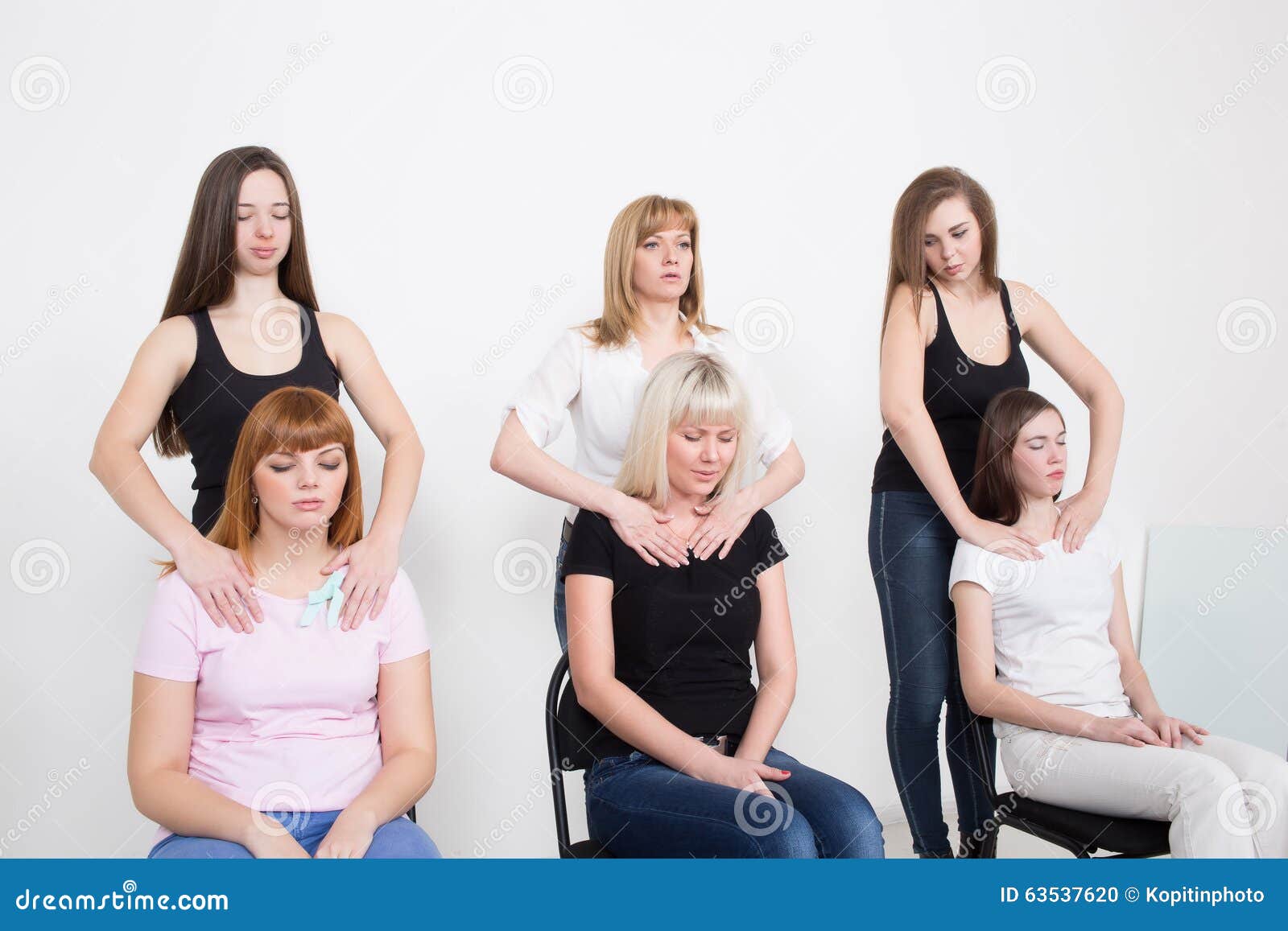 Coach and Support Group during Psychological Stock Photo - Image of ...