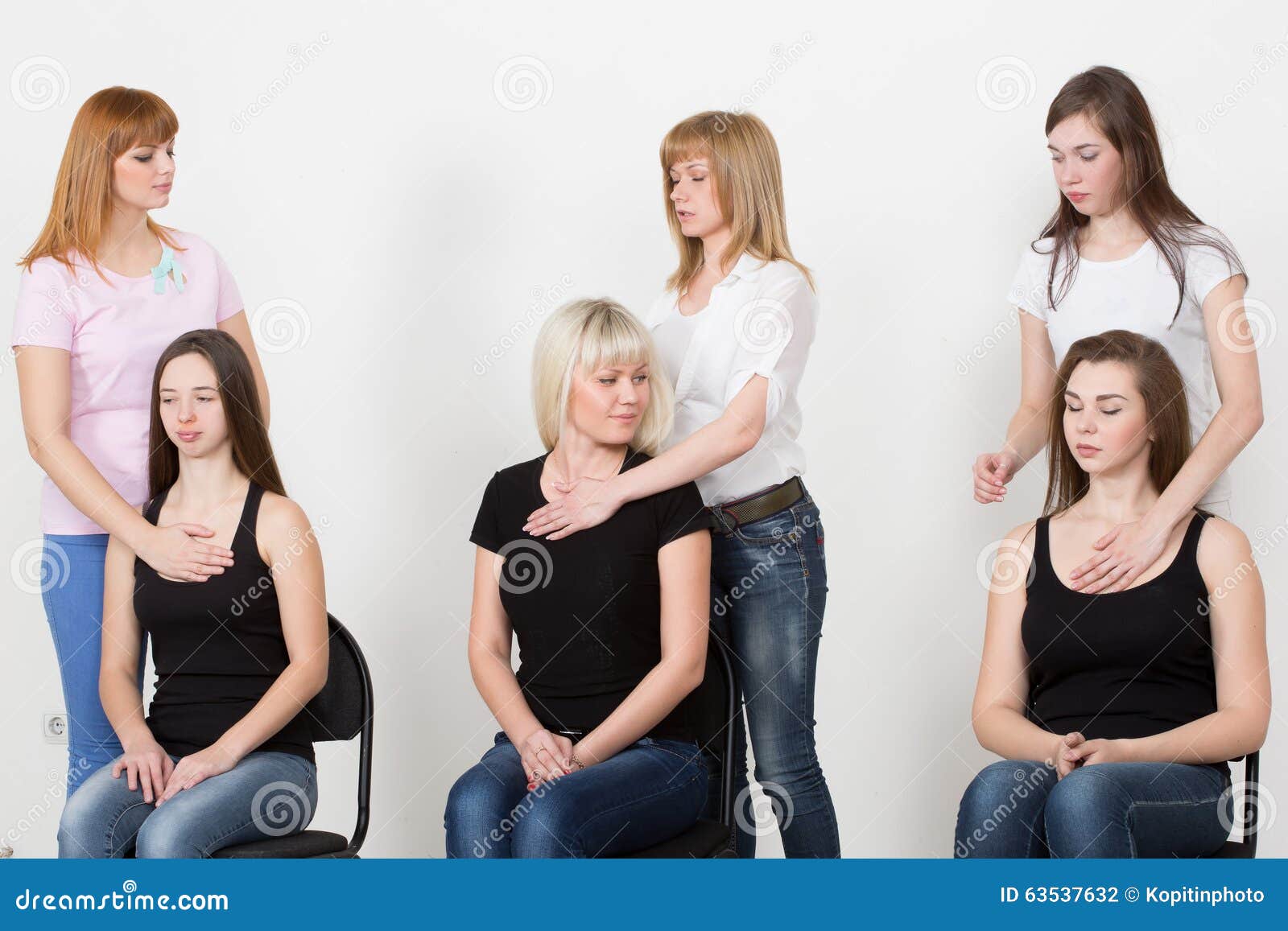 Coach and Support Group during Psychological Stock Photo - Image of ...