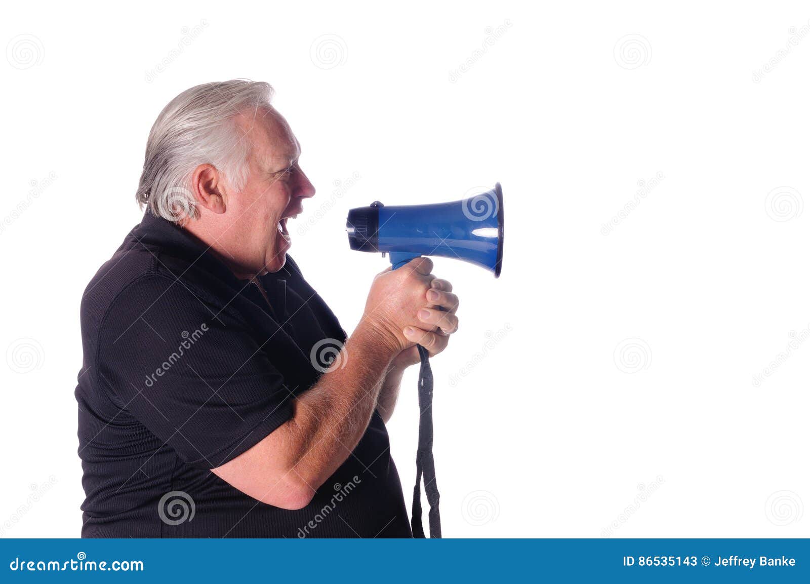 Coach yelling instructions stock image. Image of protestor - 86535143