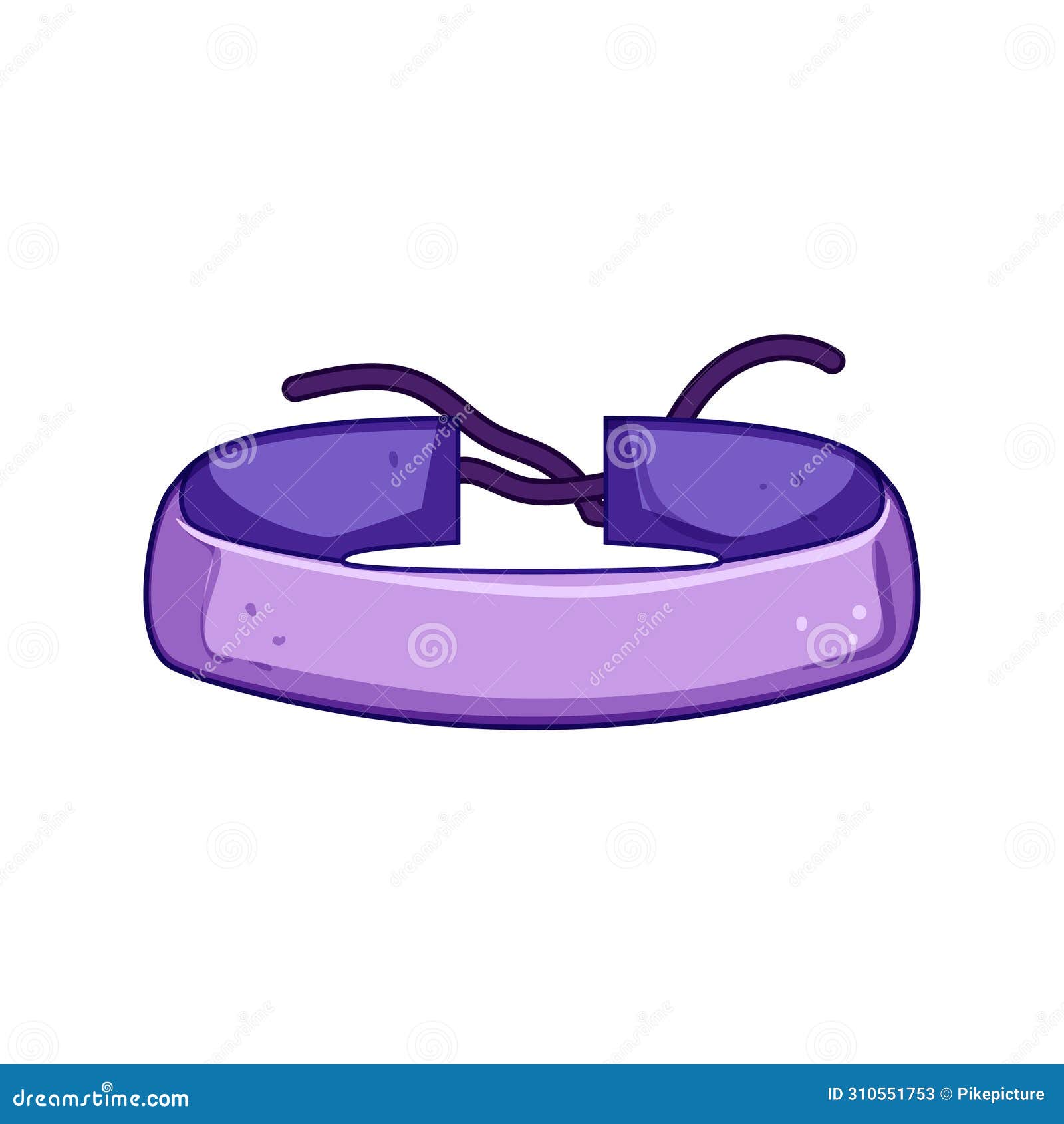 Coachella Hippie Friendship Bracelets Cartoon Vector Illustration Stock