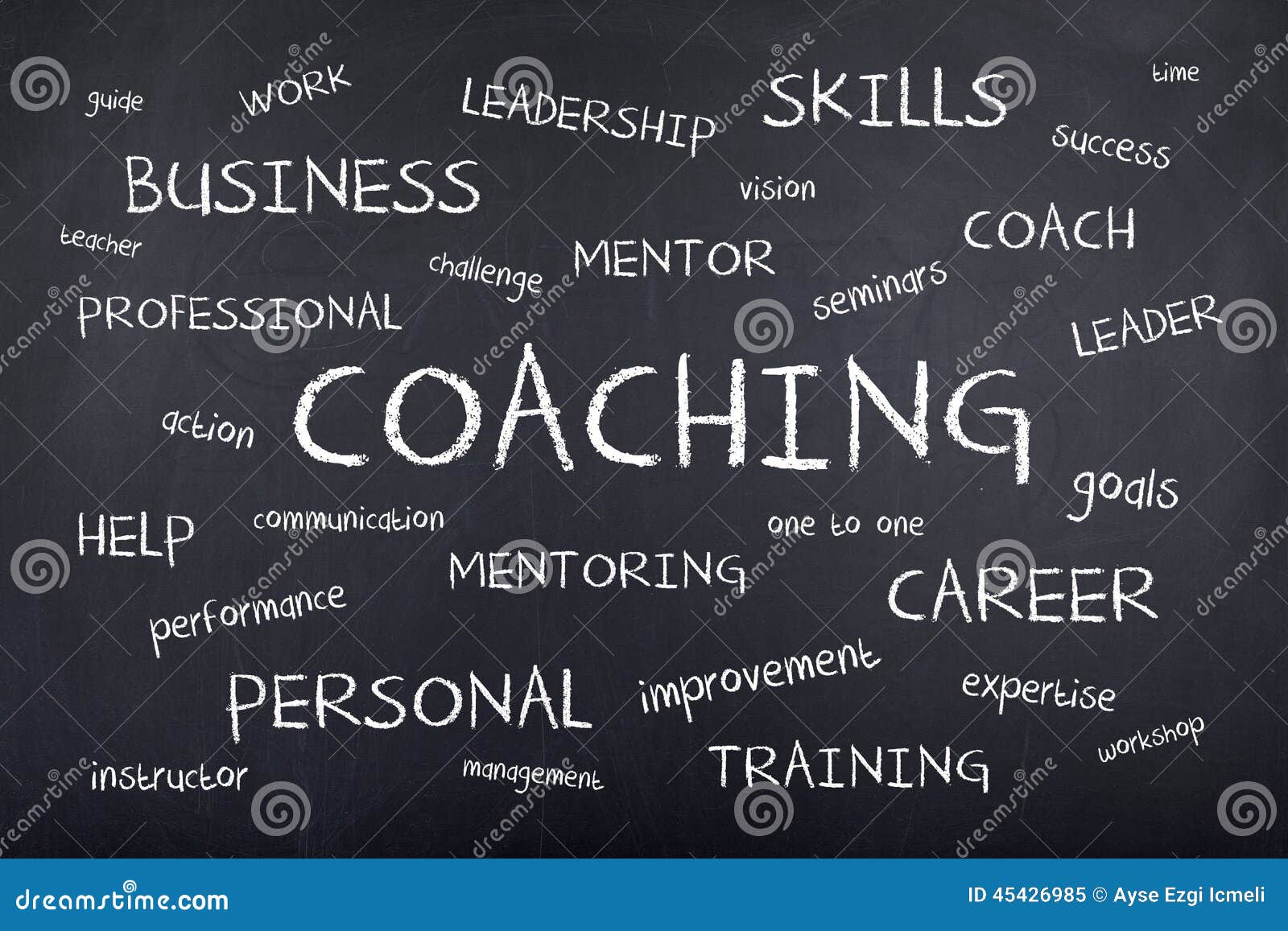 Coaching Definition Stock Image | CartoonDealer.com #81162379