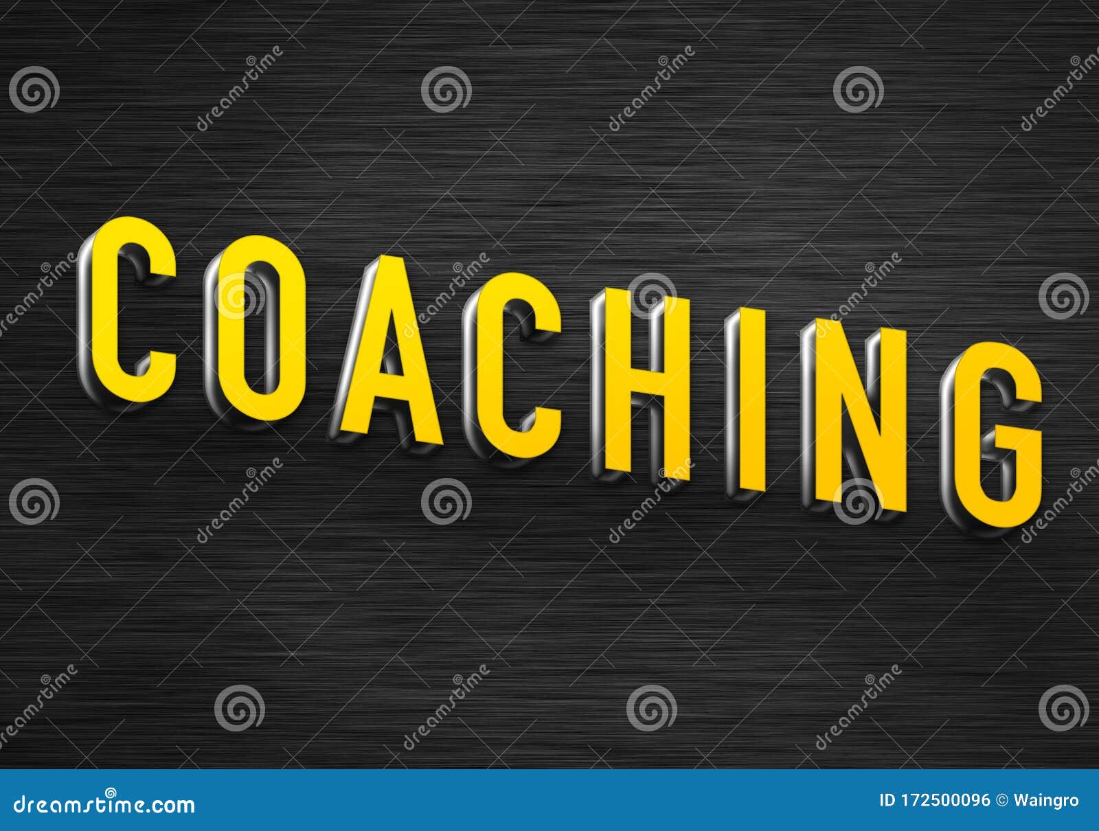 Coaching - Black Chalkboard Background Concept Stock Photo - Image of ...