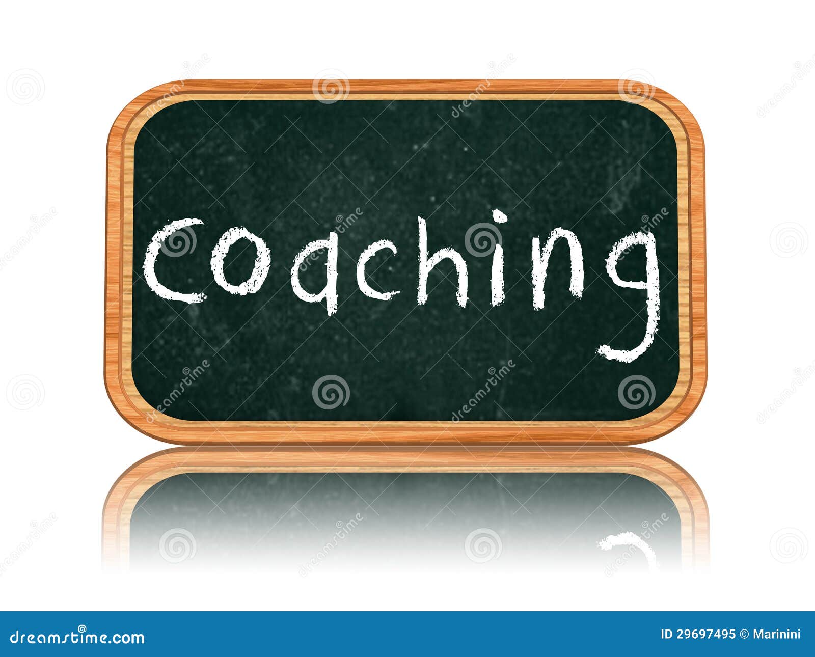 Coaching on Blackboard Banner Stock Image - Image of improve, master ...
