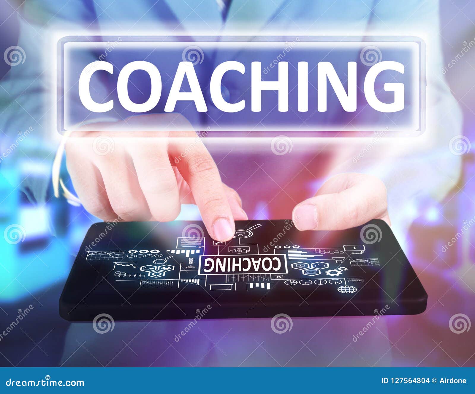 Coaching in Business Concept Stock Photo - Image of person, learning ...