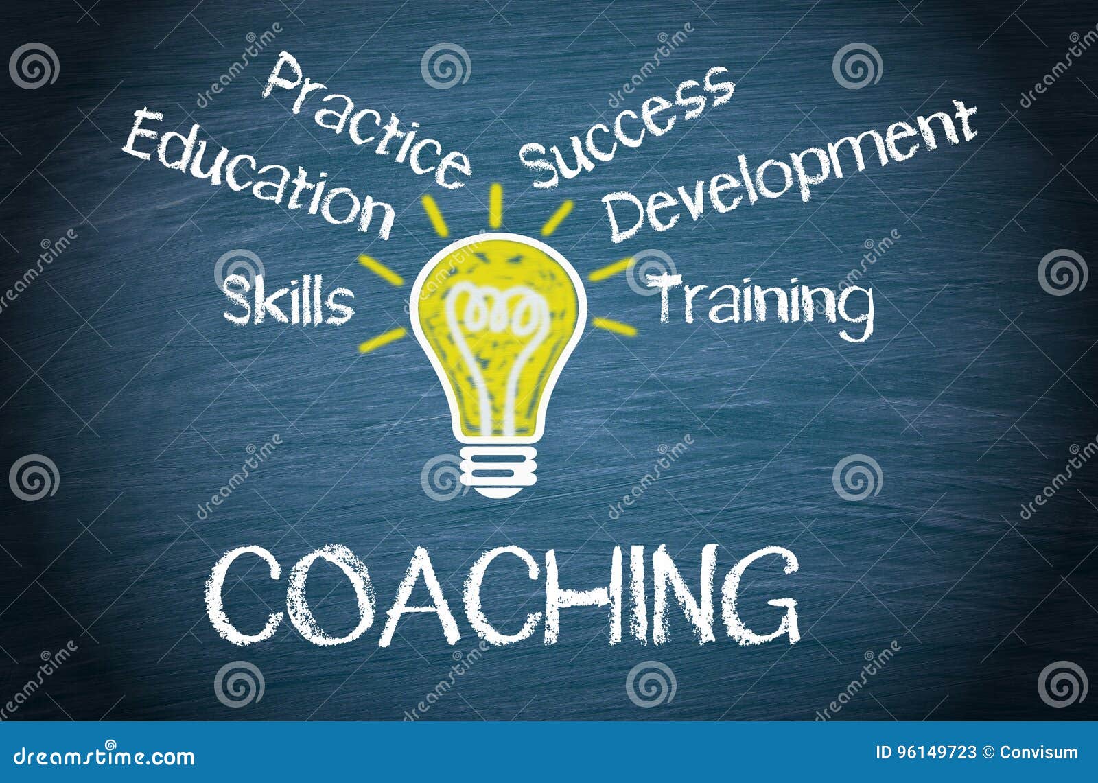 Coaching Business Concept stock illustration. Illustration of ...