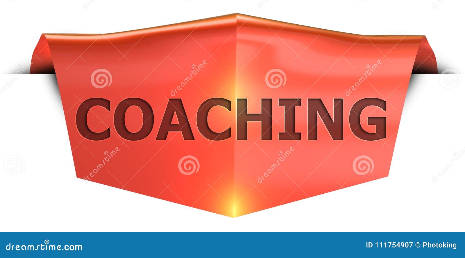 Banner coaching stock illustration. Illustration of coaching - 111754907