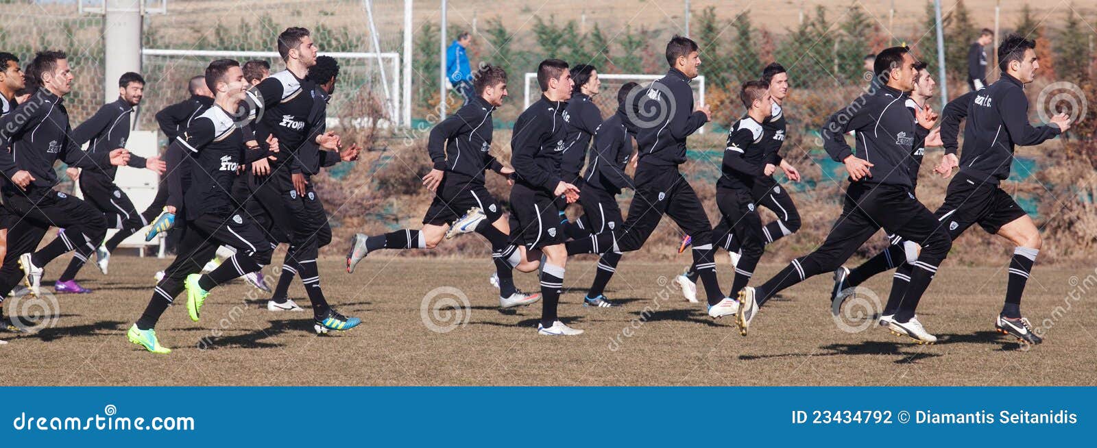 Coaching the Football Team of PAOK Editorial Photography - Image of ...