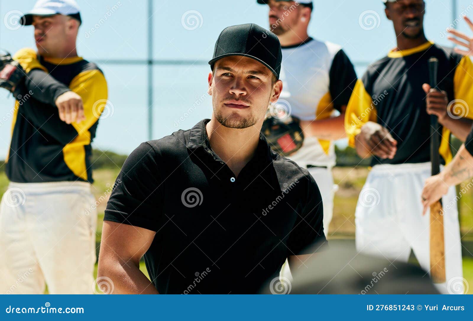 Coaching is His Calling. a Handsome Young Baseball Coach Looking ...
