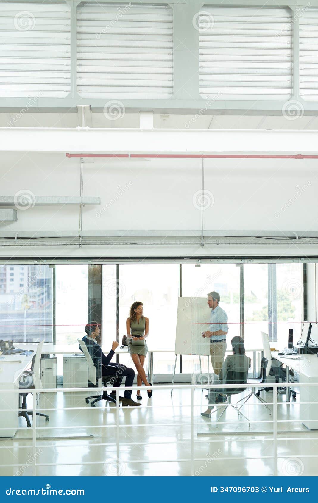 Coaching, Meeting and Training with Business People in Office Together ...