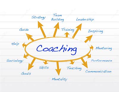 Coaching Model Diagram Illustration Design Stock Illustration ...