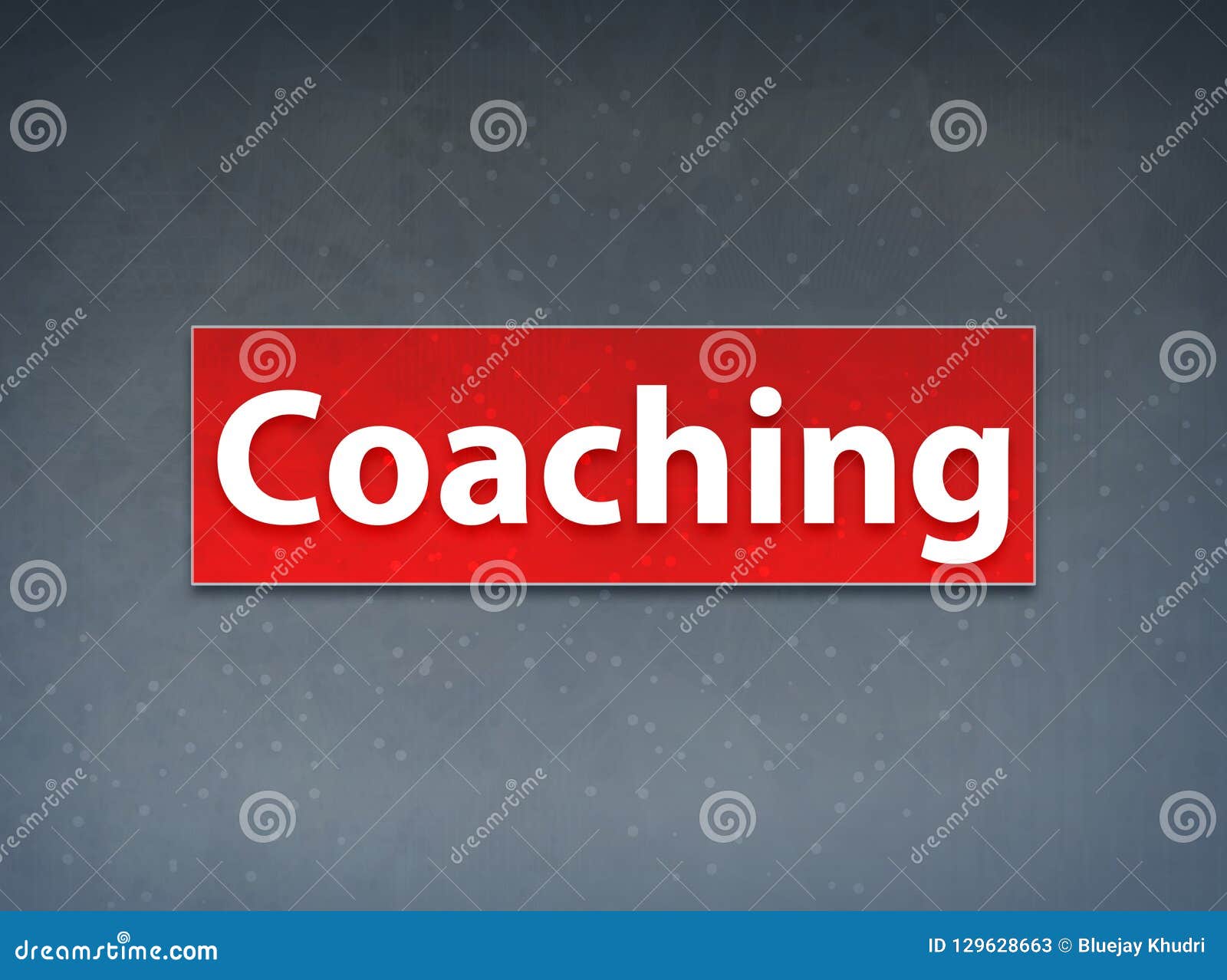 Coaching Red Banner Abstract Background Stock Illustration ...