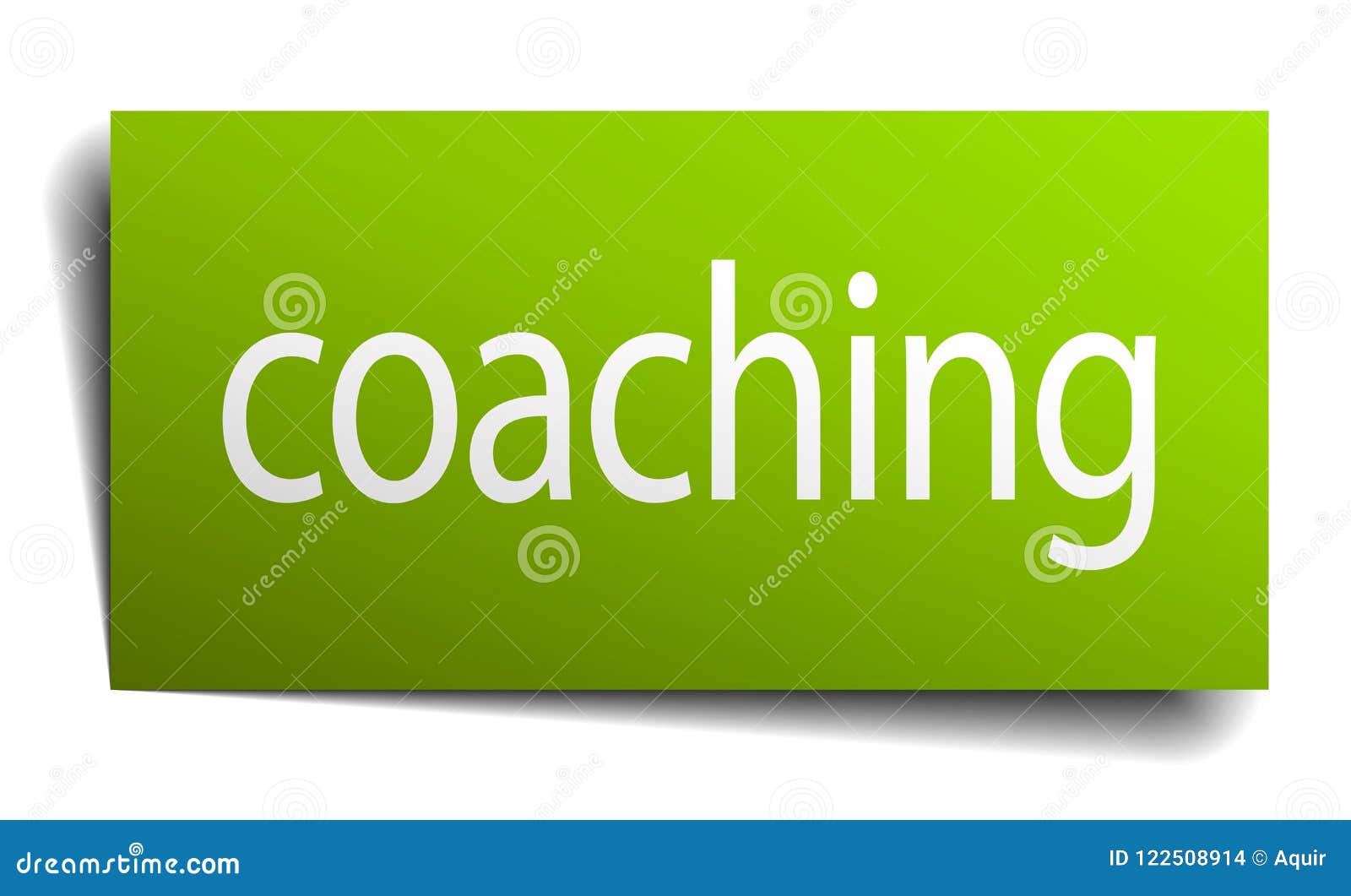 Coaching sign stock vector. Illustration of coaching - 122508914