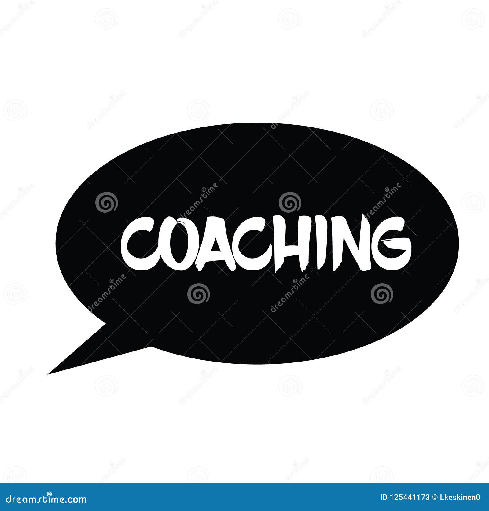 Coaching stamp on white stock vector. Illustration of rubber - 125441173