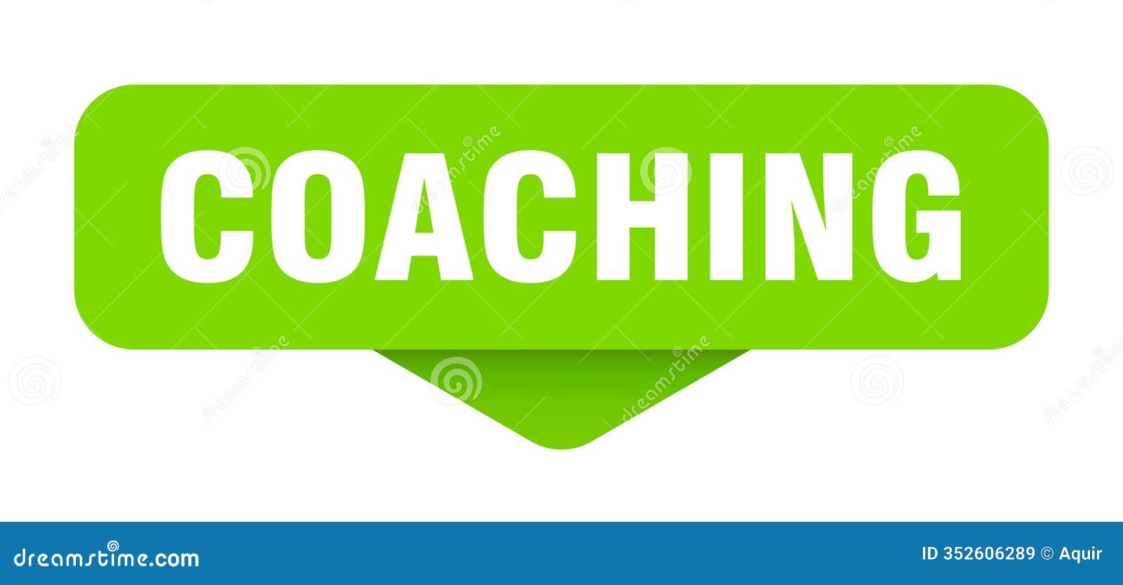 Coaching Sticker. Coaching Sign on Transparent Background Stock Vector ...