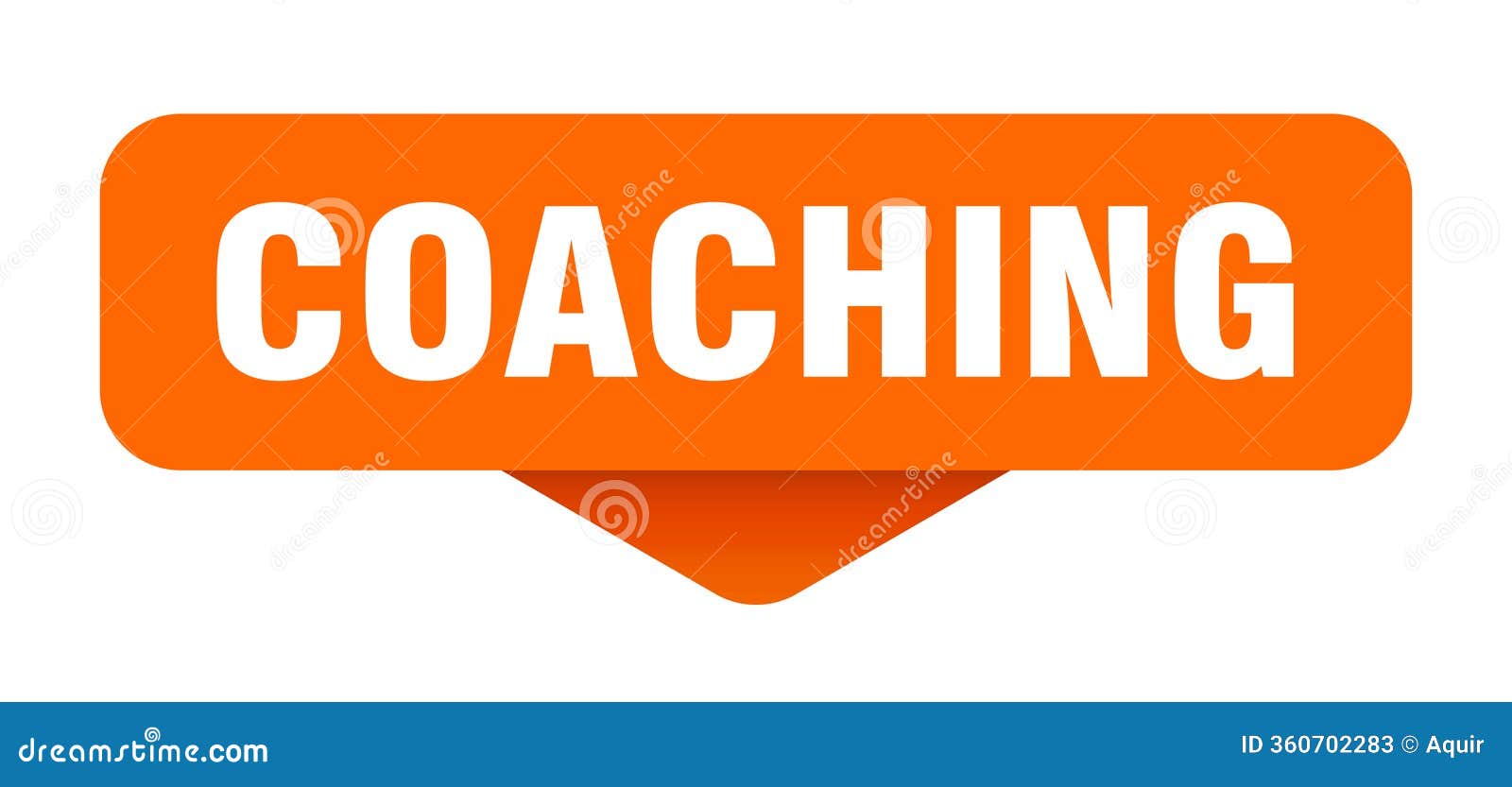 Coaching Sticker. Coaching Sign on Transparent Background Stock Vector ...