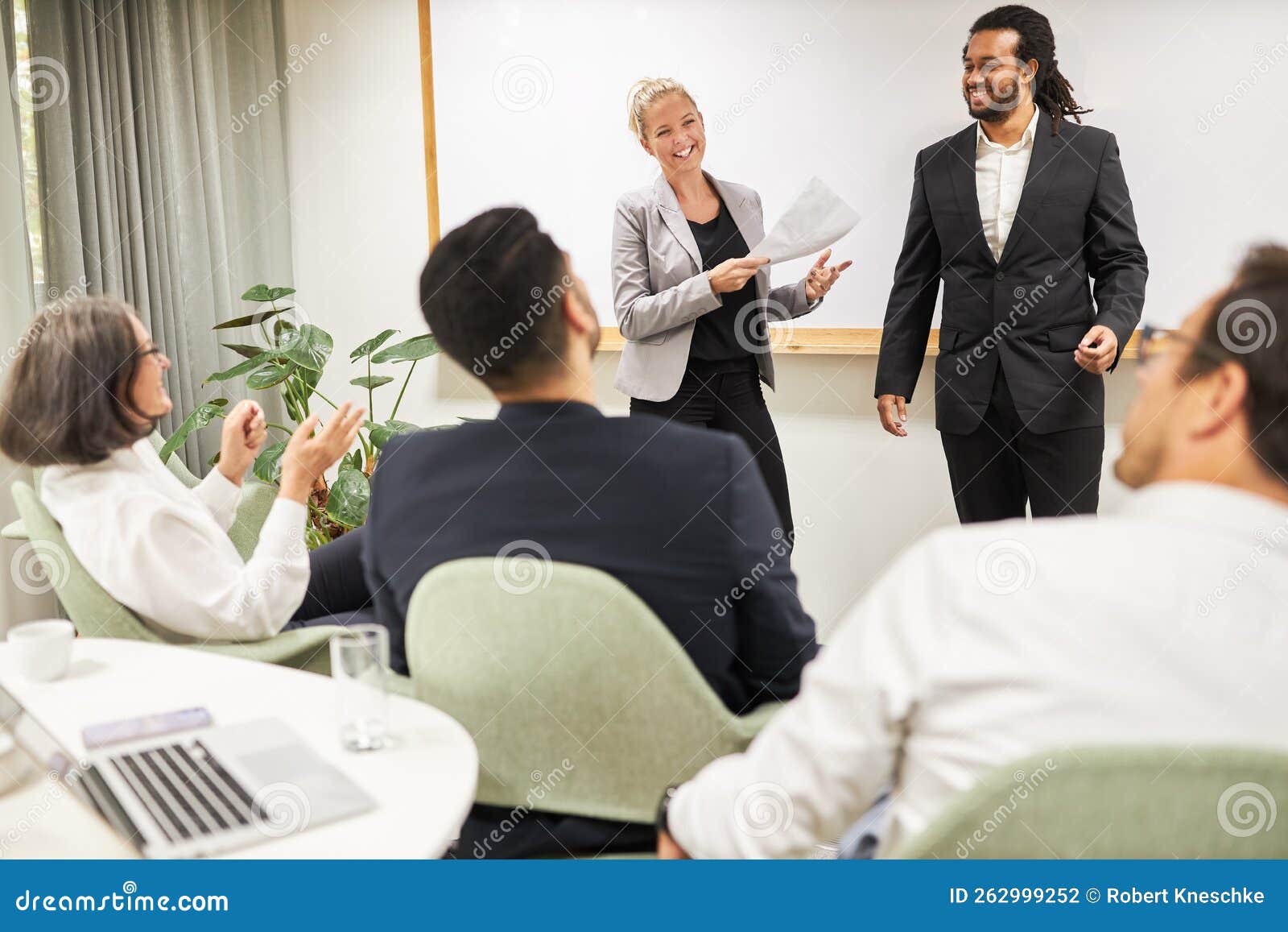 Coaching Team and Seminar Participants in a Training Session Stock ...