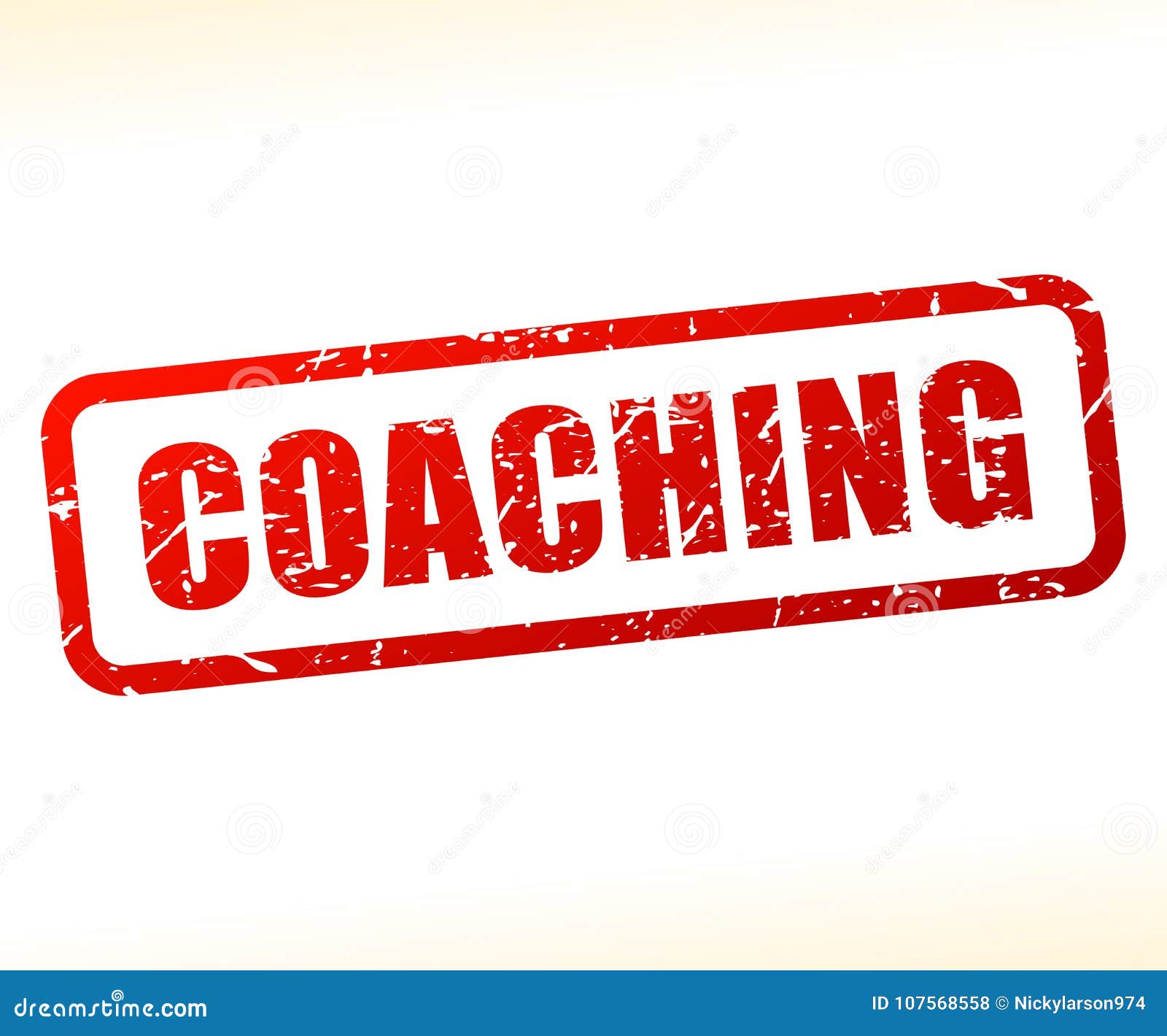 Coaching text stamp stock vector. Illustration of mark - 107568558