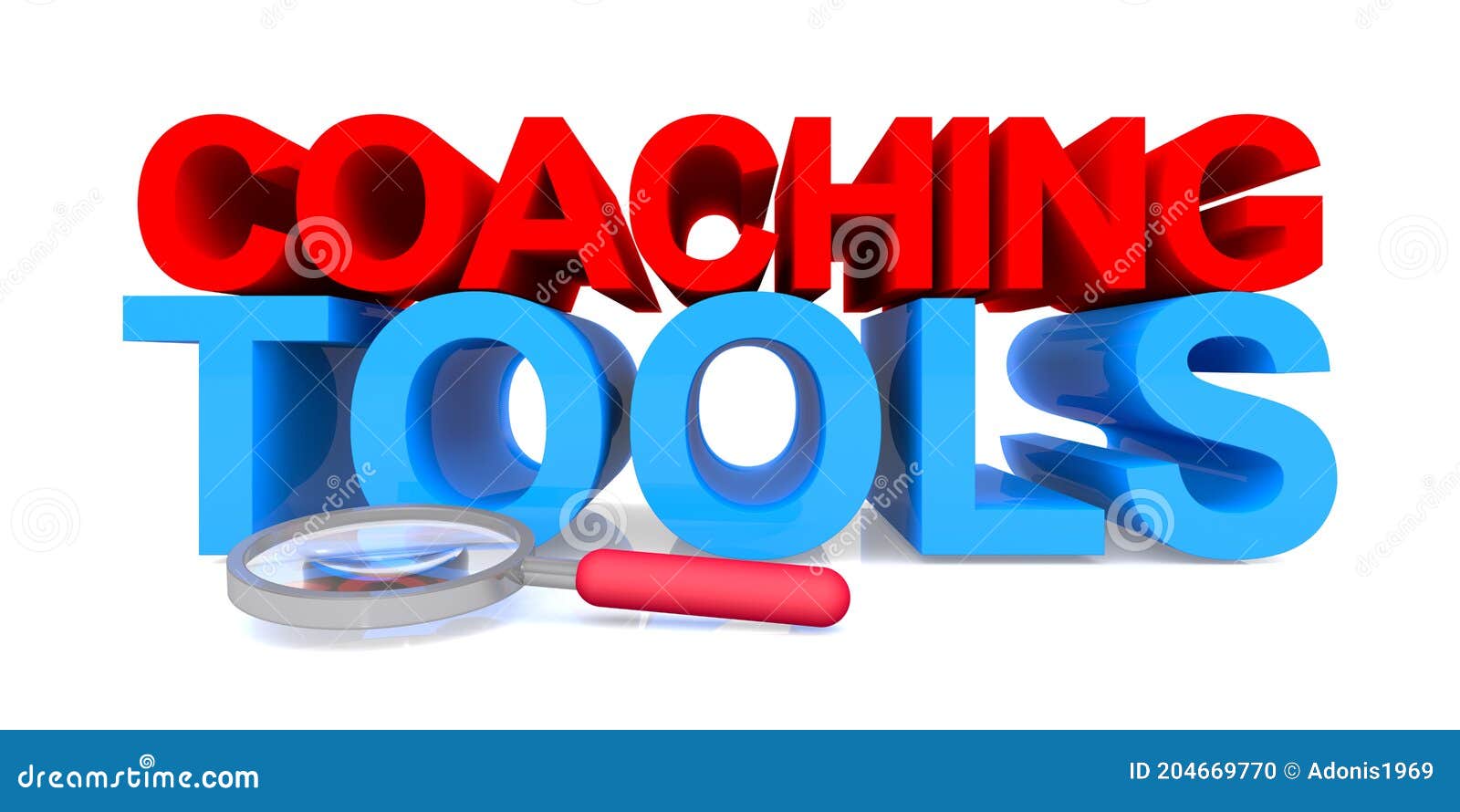 Coaching tools on white stock illustration. Illustration of inspire ...