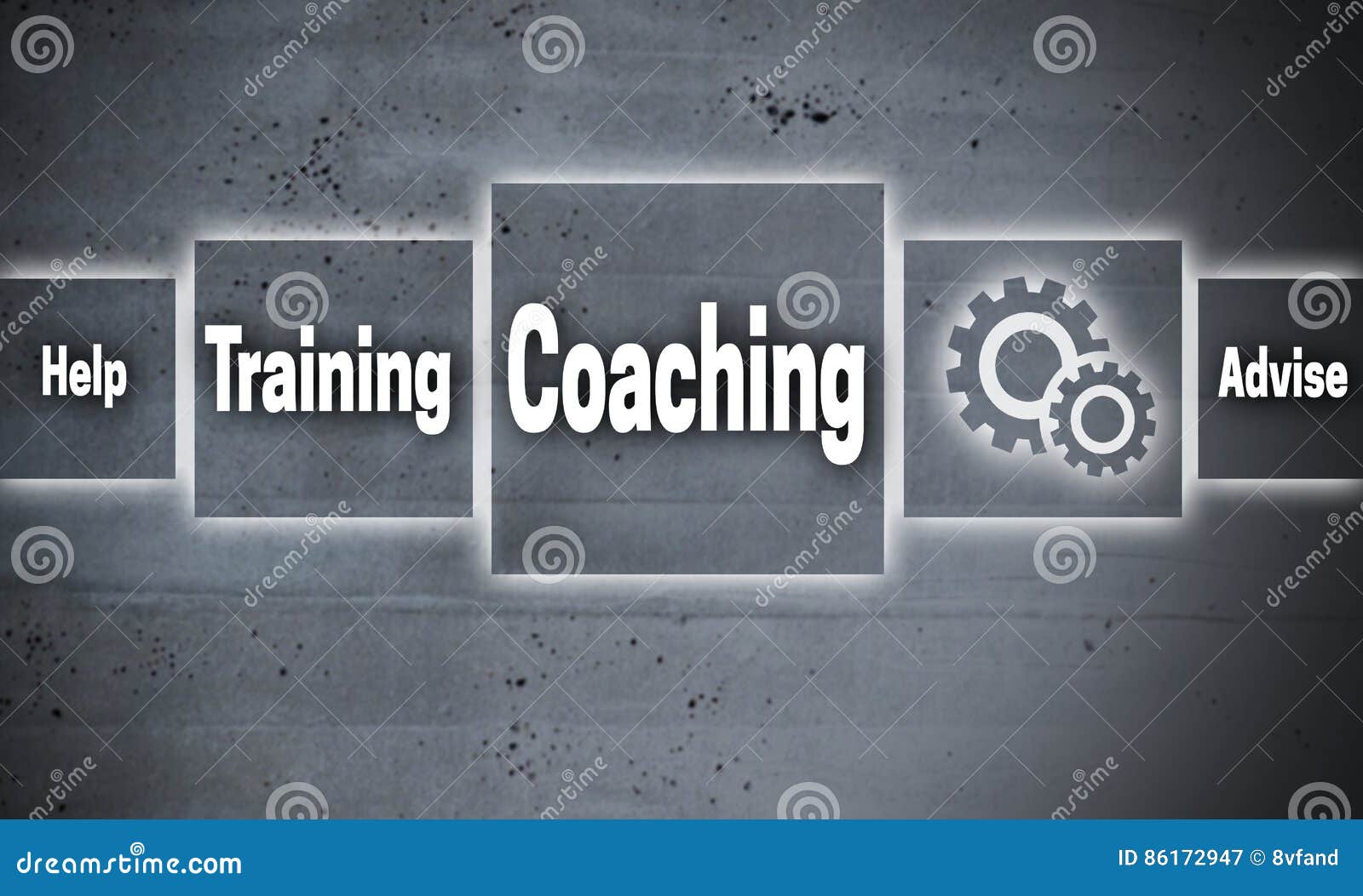 Coaching Touchscreen Concept Background Stock Image - Image of training ...