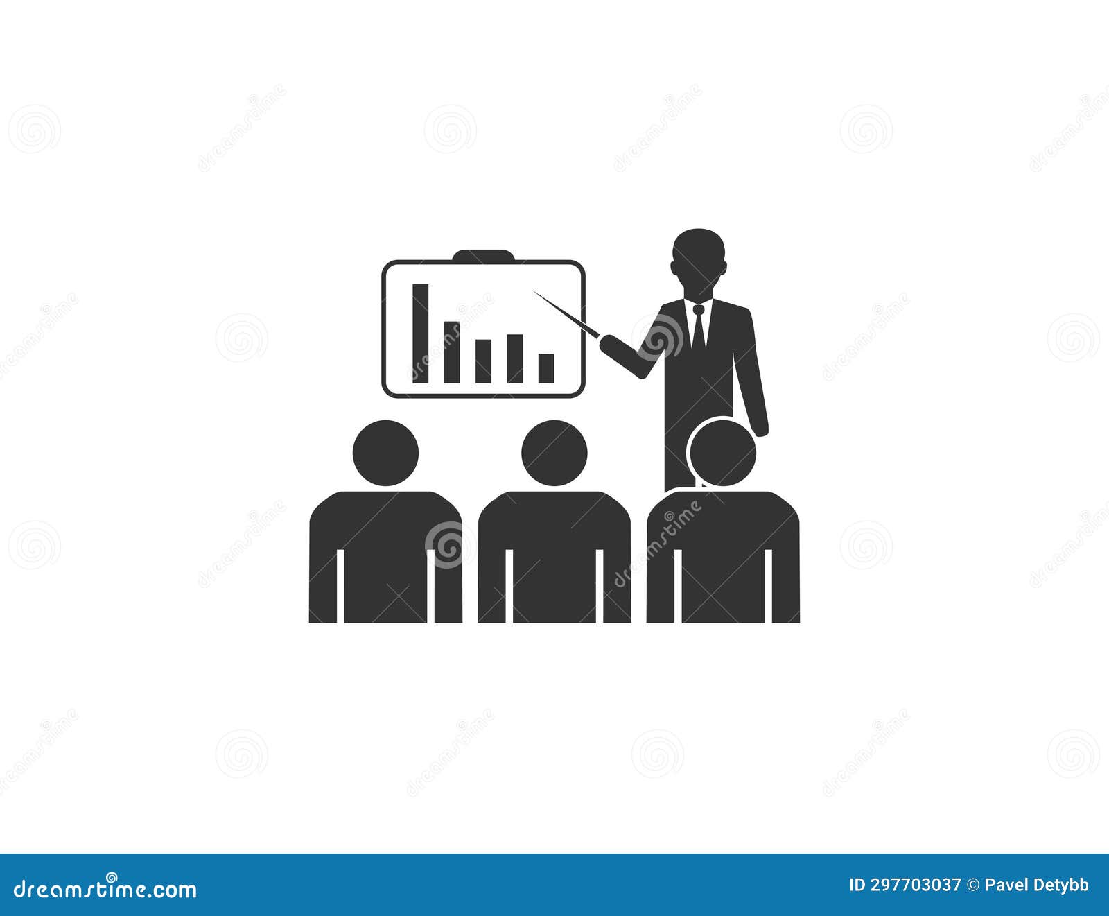 Coaching, Training Icon. Vector Illustration.. Stock Illustration ...