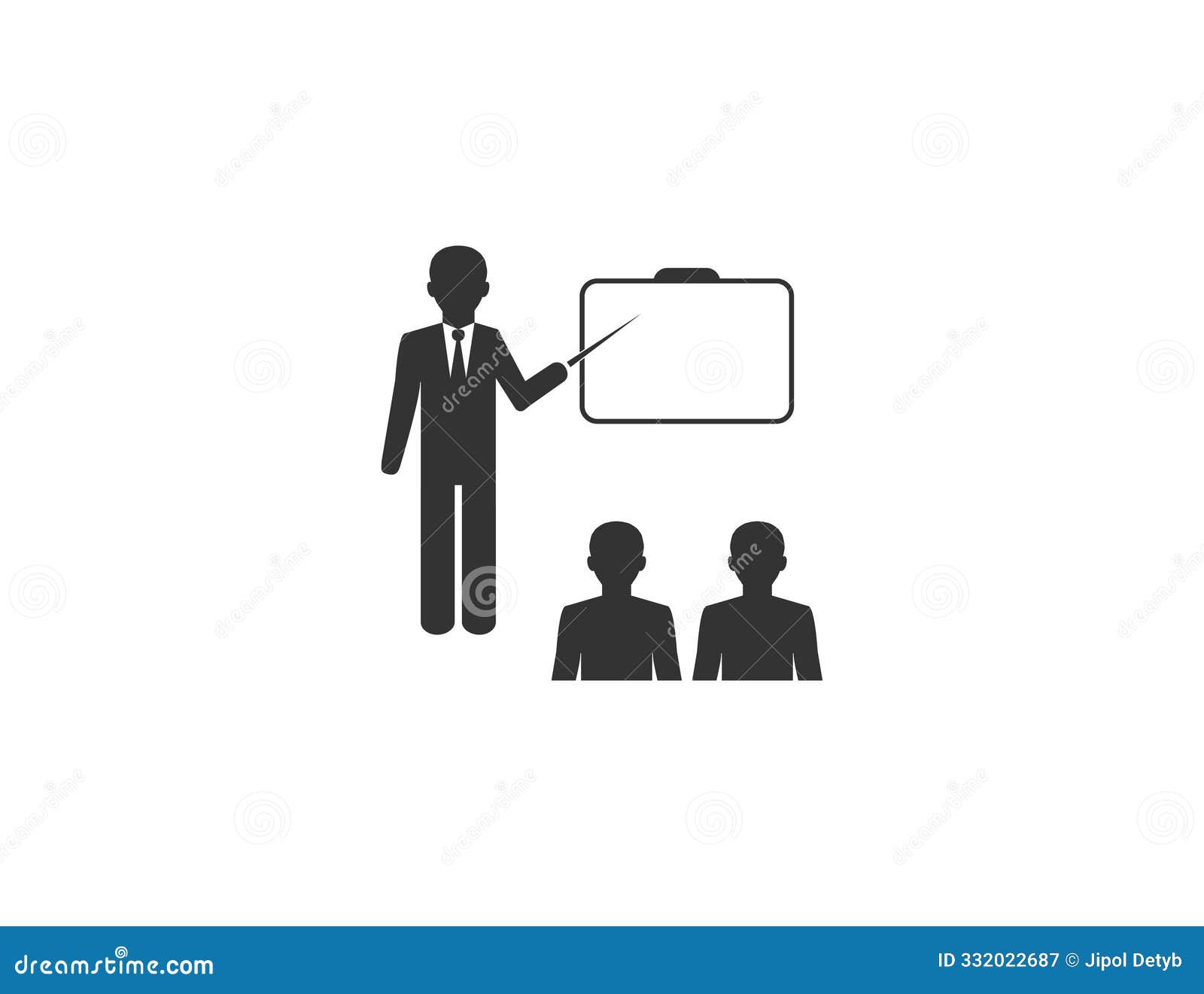 Coaching, Training Icon. Vector Illustration.. Stock Illustration ...