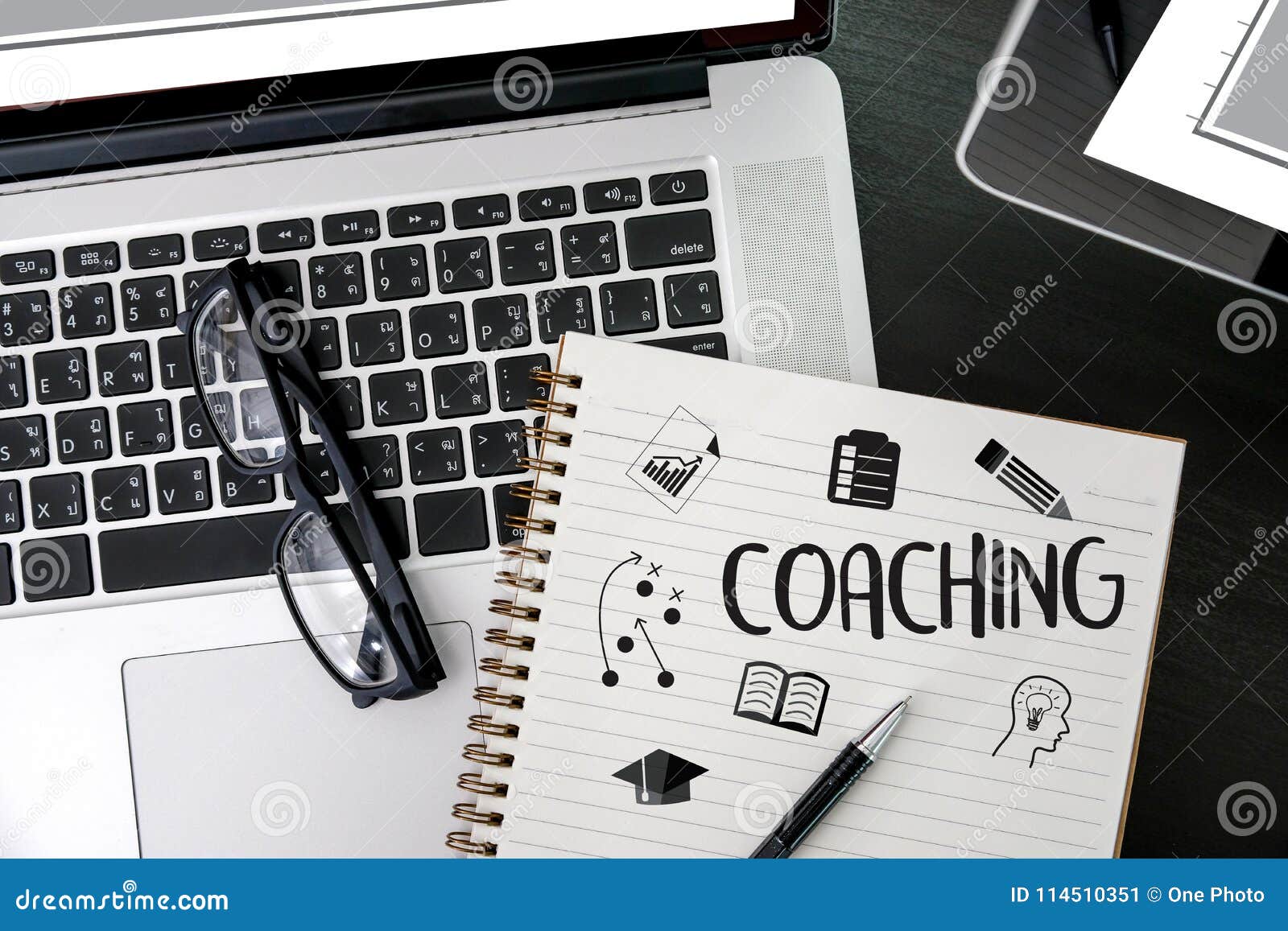 COACHING Training Planning Learning Coaching Business Guide Inst Stock ...