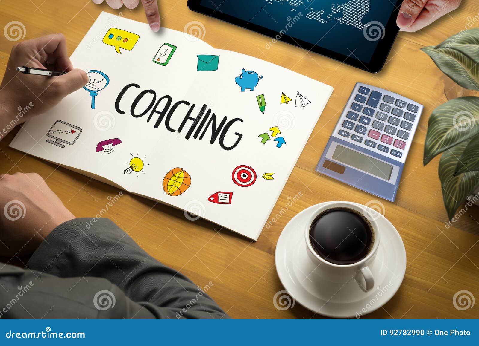 COACHING Training Planning Learning Coaching Business Guide Inst Stock ...