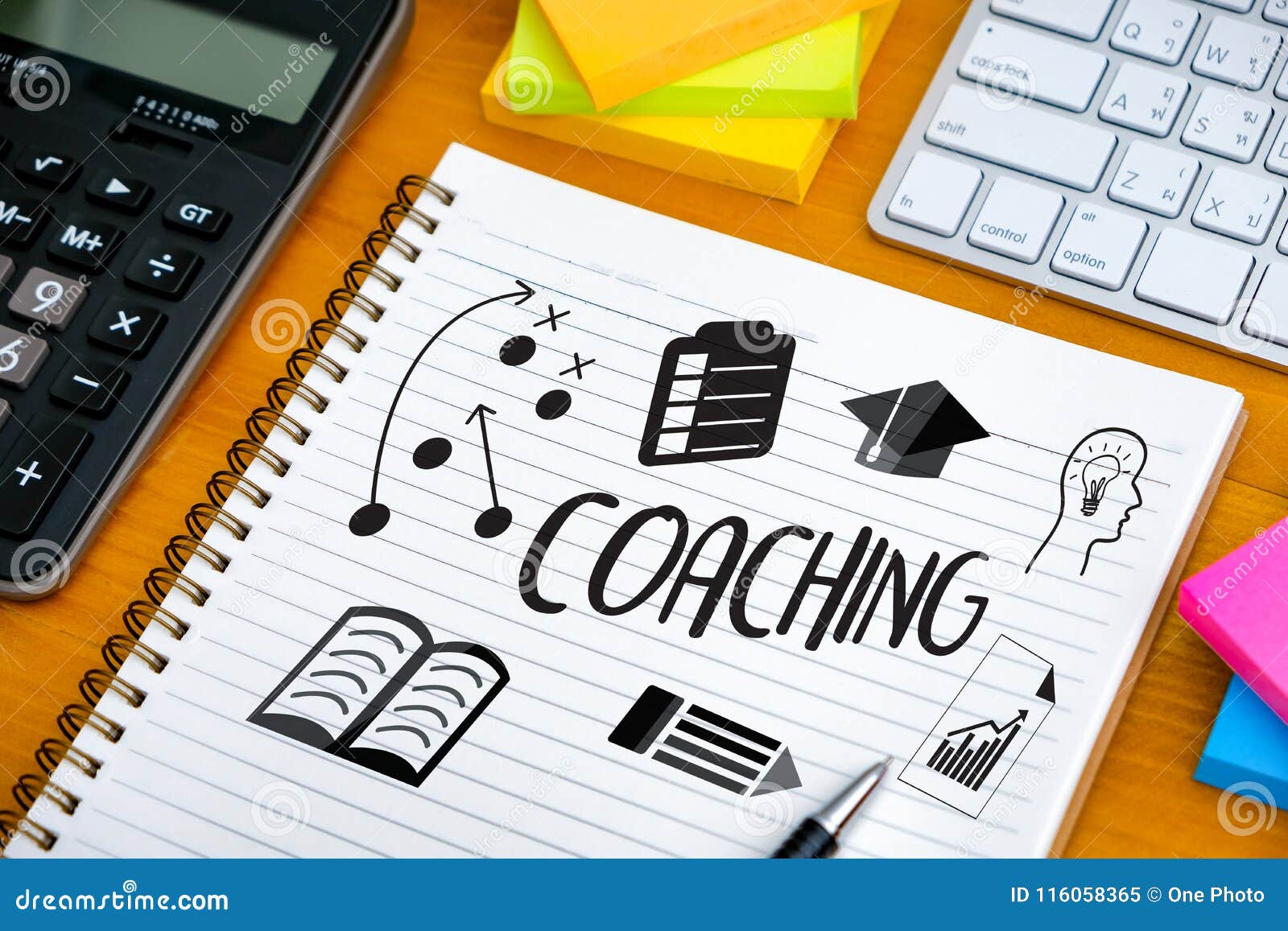 COACHING Training Planning Learning Coaching Business Guide Inst Stock ...